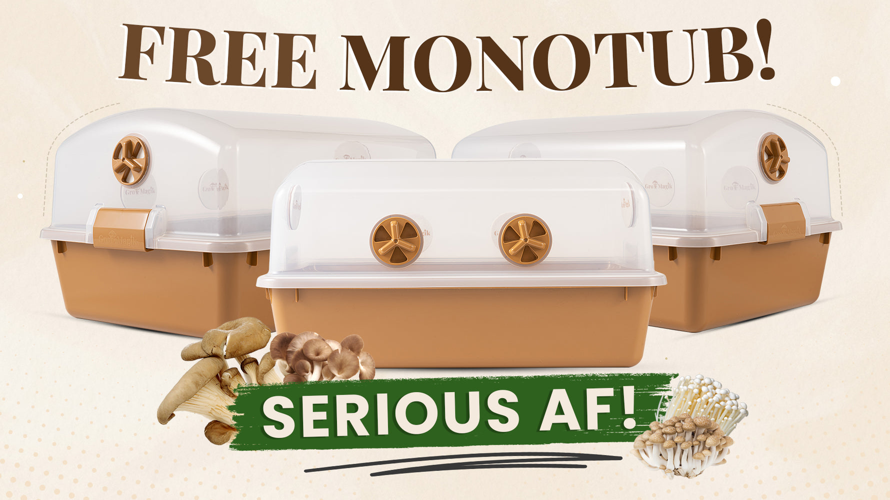 Gro Magik High-Yield Mushroom Grow Kits | Shroom Growing Supplies