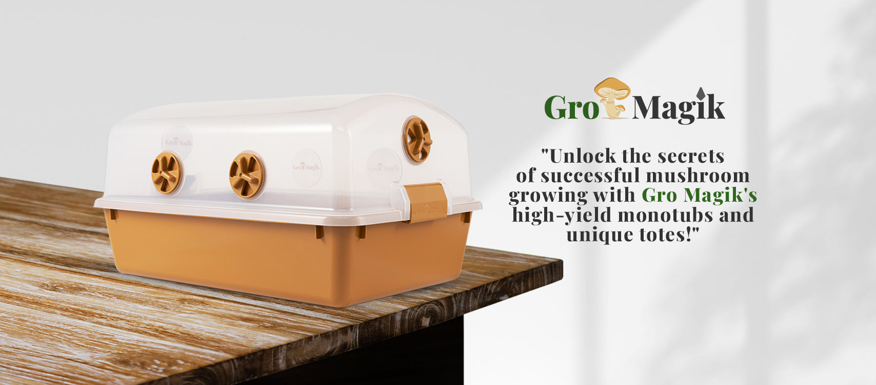 Gro Magik High-Yield Mushroom Grow Kits | Shroom Growing Supplies