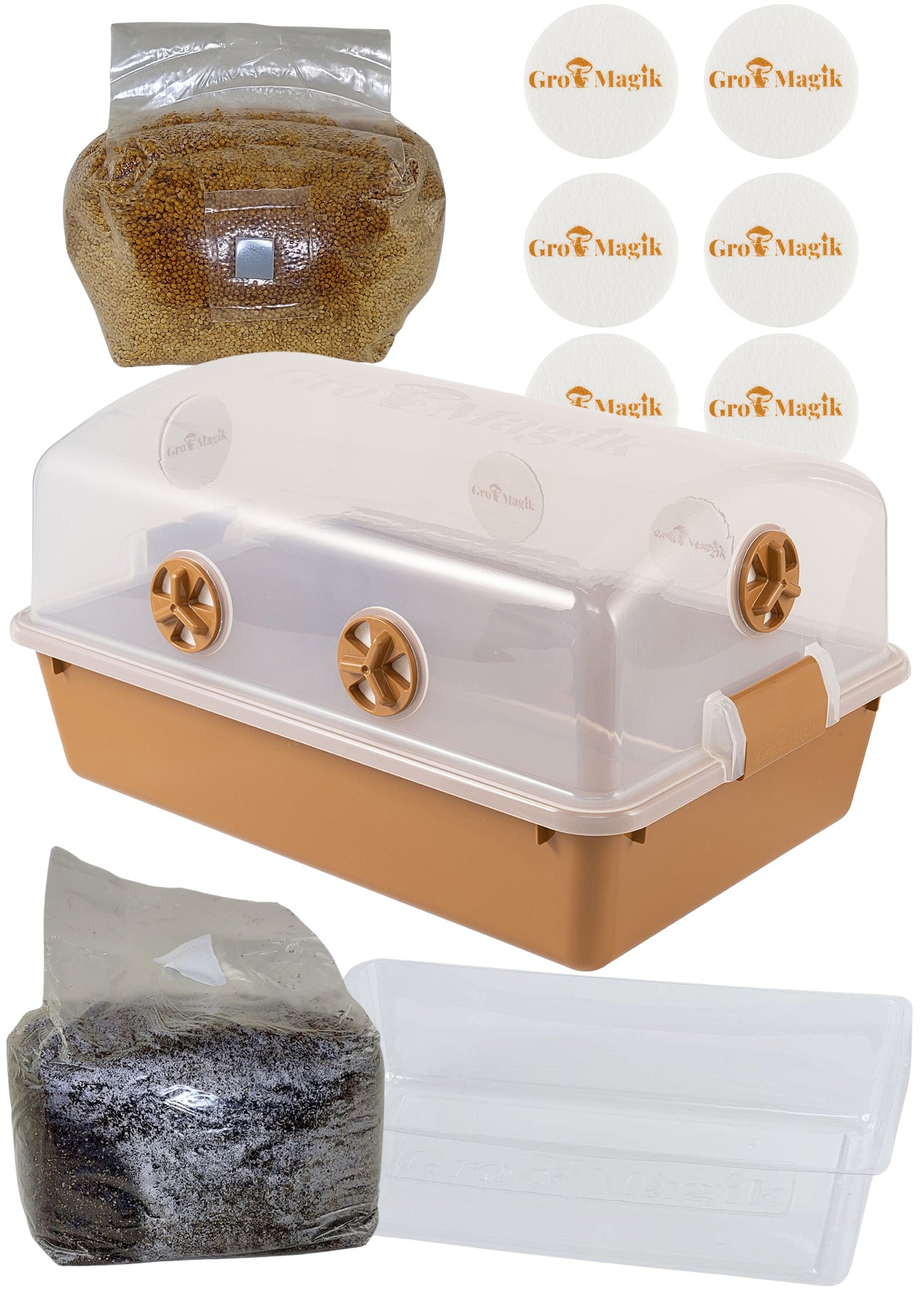 Gro Magik High-Yield Mushroom Grow Kits | Shroom Growing Supplies